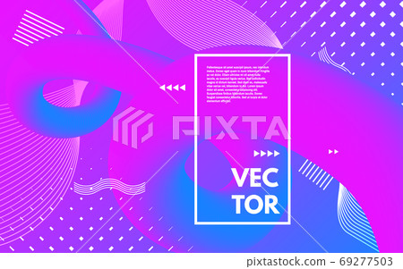 Ultraviolet poster with white abstract shapes.... - Stock Illustration ...