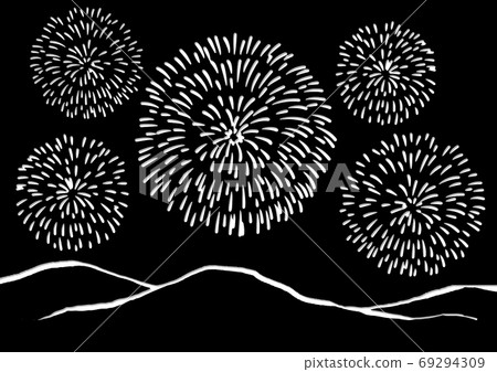 Fireworks cutout - Stock Illustration [69294309] - PIXTA