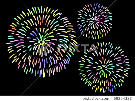 Fireworks cutout - Stock Illustration [69294328] - PIXTA