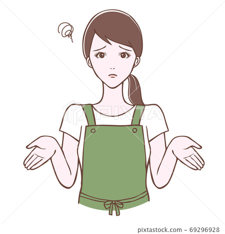 Illustration of a disappointed pose of a young... - Stock Illustration ...