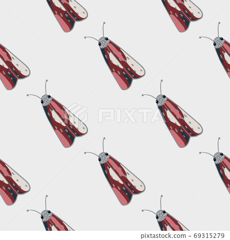 Simple mole print seamless pattern.... - Stock Illustration [69315279 ...