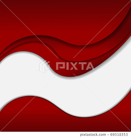 Abstract design red wavy background. Vector... - Stock Illustration ...