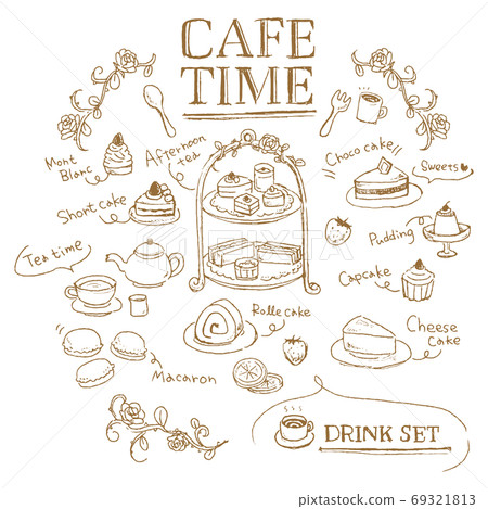Cafe Food Drawing