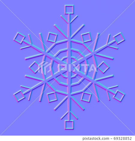 normal map of snowflake, bump background... - Stock Illustration ...