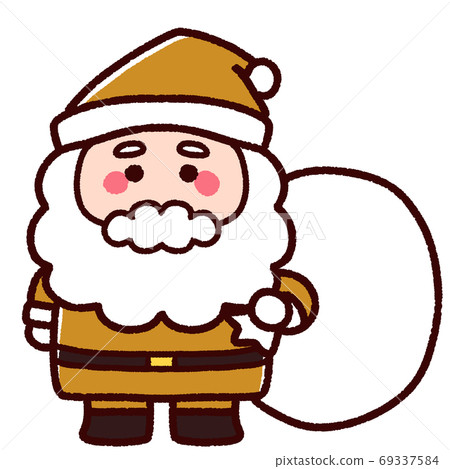 Yellow santa claus - Stock Illustration [69337584] - PIXTA