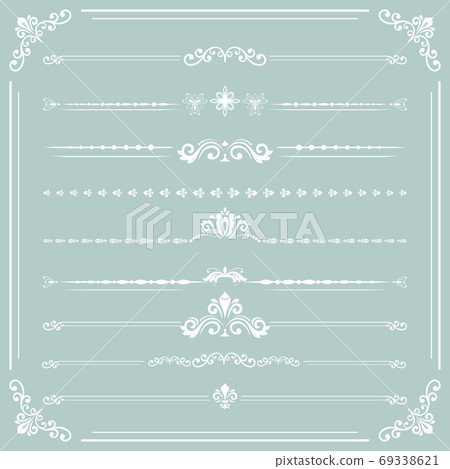 Set of Vector Horizontal Patterns - Stock Illustration [69338621] - PIXTA