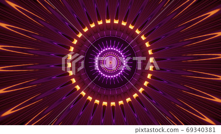 Animated Spectral Proportional Neon Passage 4k... - Stock Illustration ...