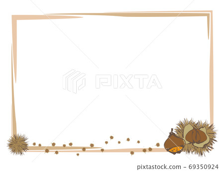 Chestnut frame - Stock Illustration [69350924] - PIXTA