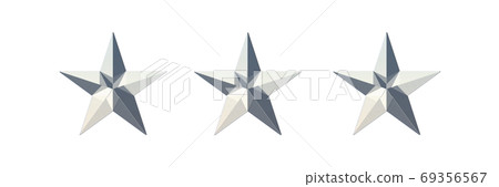 Star illustration silver real - Stock Illustration [69356567] - PIXTA