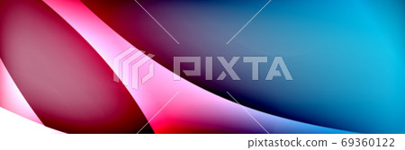 Fluid gradient neon color waves, vector... - Stock Illustration ...