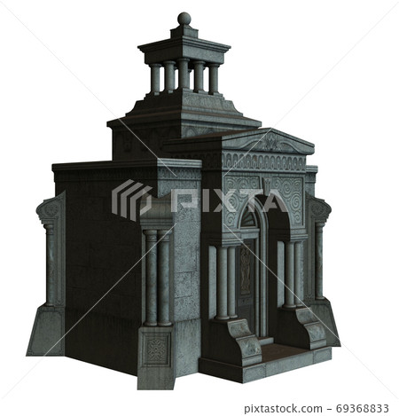 3d rendered stone crypt - Stock Illustration [69368833] - PIXTA