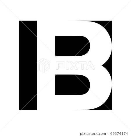 Simple elegant logo letter B, vector Premium... - Stock Illustration ...