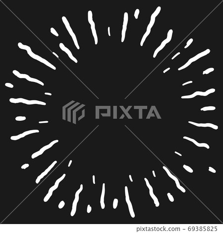 doodle design element. hand drawn of spark... - Stock Illustration ...