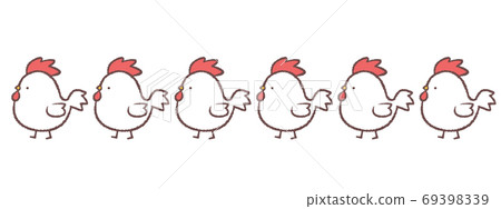 Chicken line - Stock Illustration [69398339] - PIXTA
