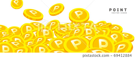 Flat vector icon with points as a motif A lot... - Stock Illustration ...