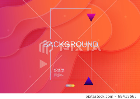 Orange gradient texture composition with oval...-插圖素材 [69415663] - PIXTA圖庫