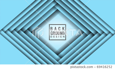 Layered Square Shape Vector Illustration.... - Stock Illustration ...