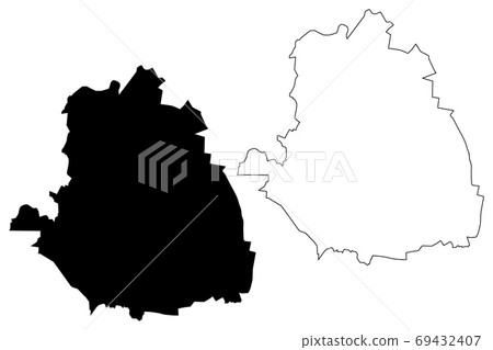 Tamale City (Republic of Ghana, Northern... - Stock Illustration ...