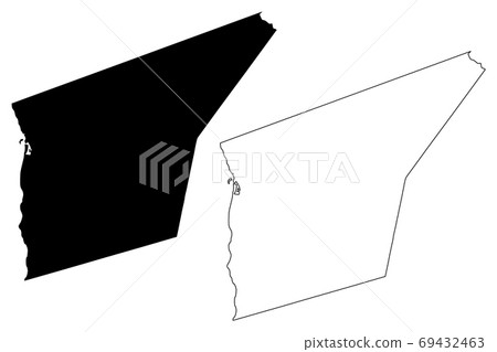 St. Peter (Barbados, Parishes of Barbados) map... - Stock Illustration ...