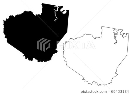 Menifee County, Kentucky (U.S. county, United... - Stock Illustration ...