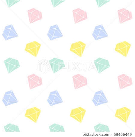 Vector seamless pattern of pastel diamond - Stock Illustration ...