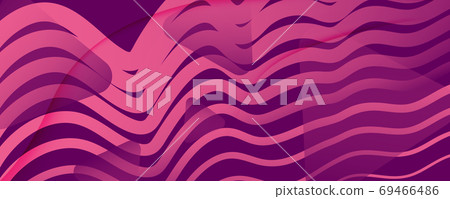 Color Flow Wave. Pink Gradient Background. 3d - Stock Illustration ...