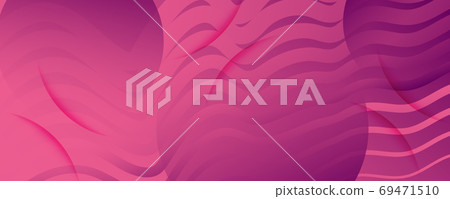 Color Flow Wave. Pink Gradient Wallpaper. - Stock Illustration ...