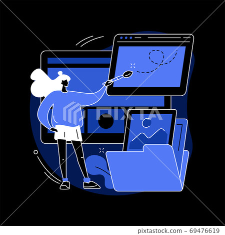 Web design abstract concept vector illustration. - Stock Illustration ...