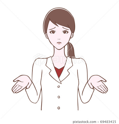 Illustration of a disappointed pose of a young... - Stock Illustration ...