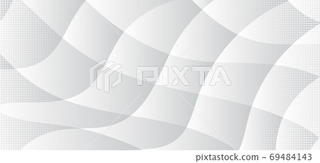 White wave flow pattern curve design halftone... - Stock Illustration ...