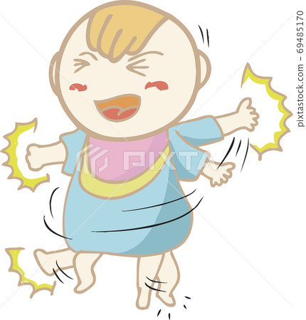Illustration of a baby who does not listen to... - Stock Illustration ...