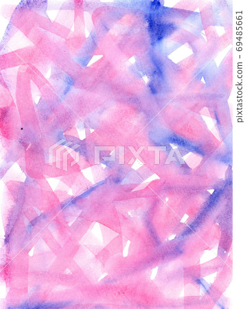 Colorful bleeding drawn in watercolor - Stock Illustration [69485661 ...
