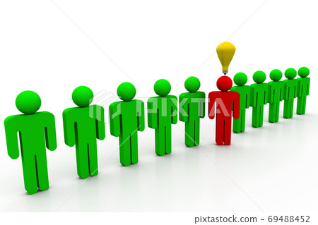 Different idea - Stock Illustration [69488452] - PIXTA