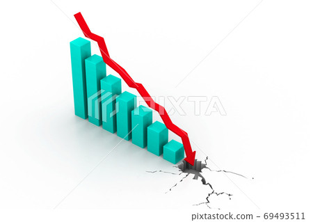 business collapse - Stock Illustration [69493511] - PIXTA