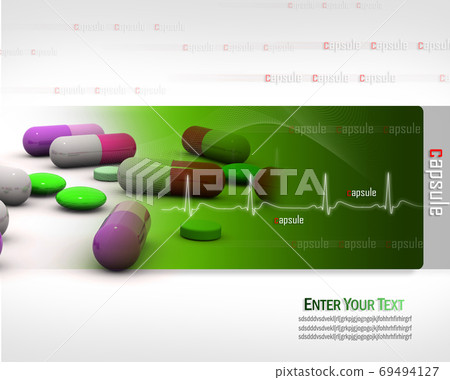Capsule background - Stock Illustration [69494127] - PIXTA