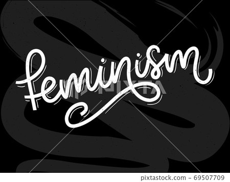 Typographic design. feminism letter. Graphic...-插圖素材 [69507709] - PIXTA圖庫