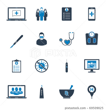Doctor and Medical Icon Set. -插圖素材 [69509025] - PIXTA圖庫
