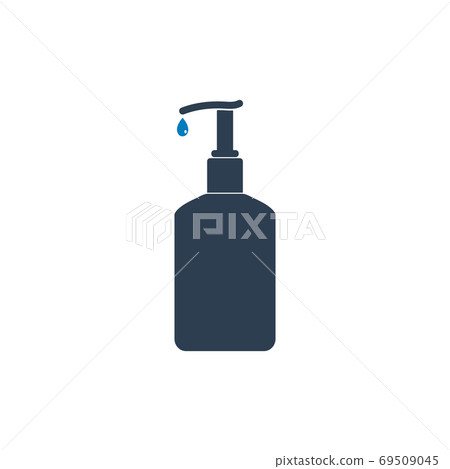Lotion bottle icon. Editable Vector EPS Symbol... - Stock Illustration ...