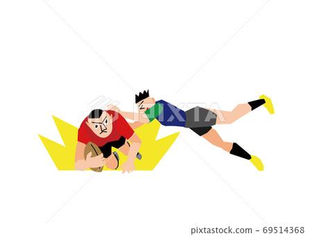 Rugby try - Stock Illustration [69514368] - PIXTA