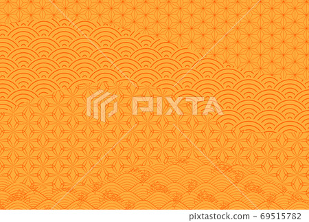 Japanese pattern autumn pattern background - Stock Illustration ...