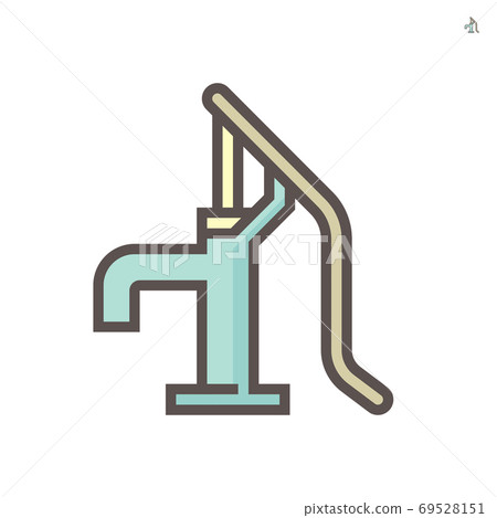 Water well pump vector icon. - Stock Illustration [69528151] - PIXTA