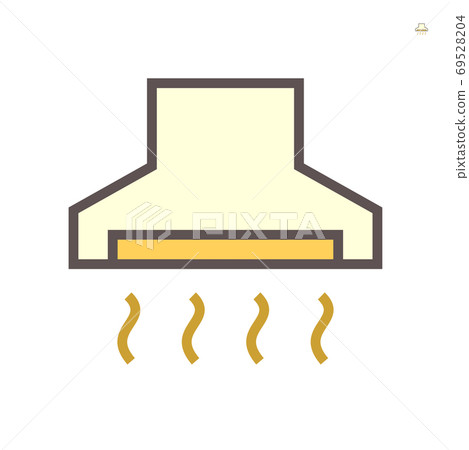 Hood and fume extraction vector icon design,... - Stock Illustration ...