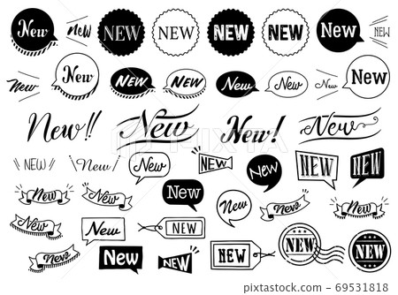 NEW mark_silhouette - Stock Illustration [69531818] - PIXTA