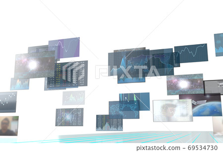 [No background] Image of trading / investment - Stock Illustration ...