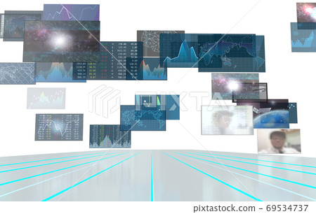 [No background] Image of trading / investment - Stock Illustration ...