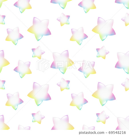 Star soap bubble seamless pattern - Stock Illustration [69548216] - PIXTA