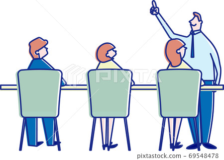 People taking the course - Stock Illustration [69548478] - PIXTA