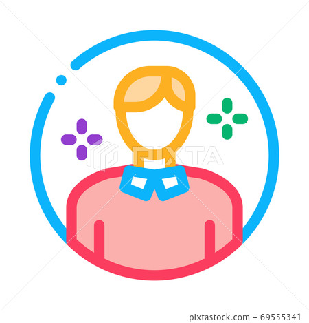 account manager icon vector outline symbol...-插圖素材 [69555341] - PIXTA圖庫
