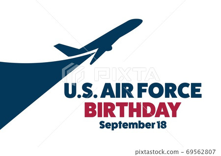 U.S. Air Force Birthday. September 18. Holiday... - Stock Illustration ...
