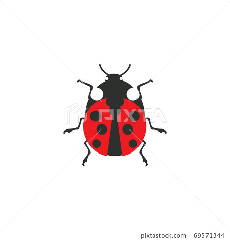 ladybird animal vector logo symbol icon - Stock Illustration [69571344 ...